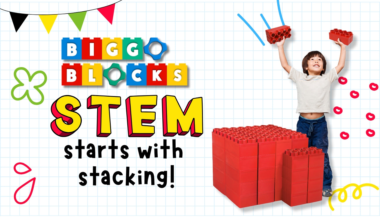 STEM Learning with Jumbo Building Blocks for Toddlers – BiggoBlocks
