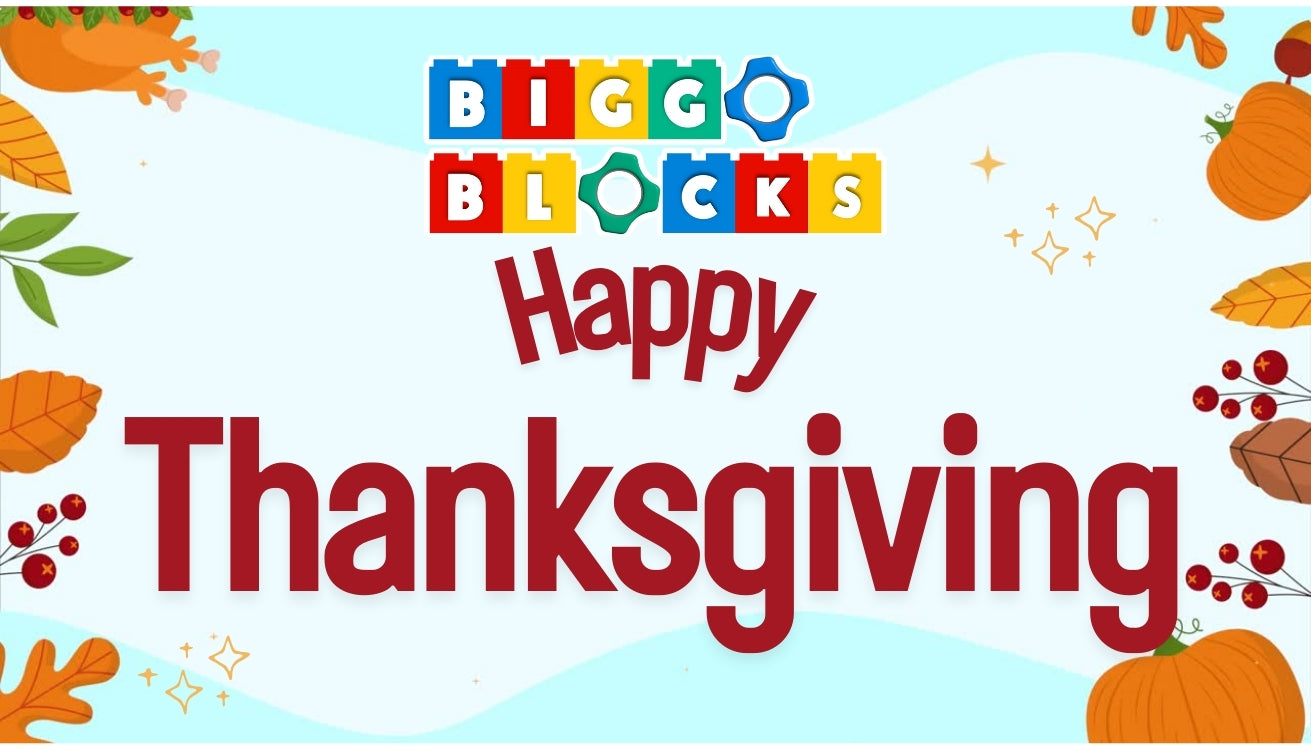 Thanksgiving Gratitude with Biggo Blocks | Jumbo Building Blocks for ...
