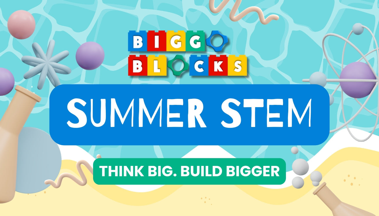 Summer STEM Learning with Large Building Blocks | Biggo Blocks ...