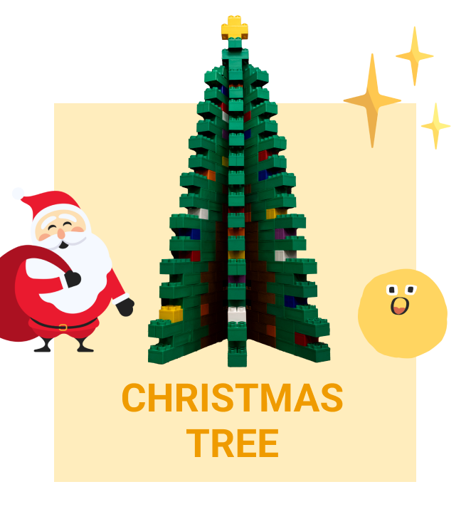 Christmas Tree Build with Biggo Blocks | Grand Holiday Evergreen ...
