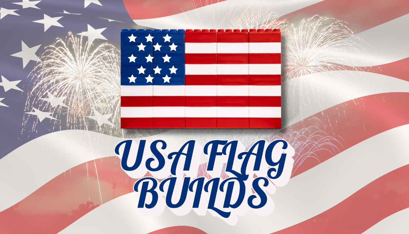 Patriotic Flag Build for Kids Using Biggo Blocks – BiggoBlocks