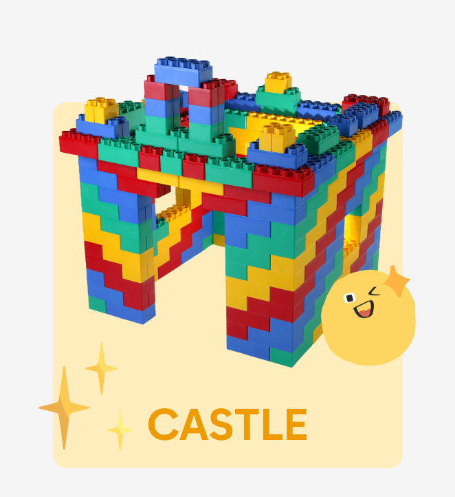 Castle Build with Biggo Blocks | Create Your Own Fortress of ...