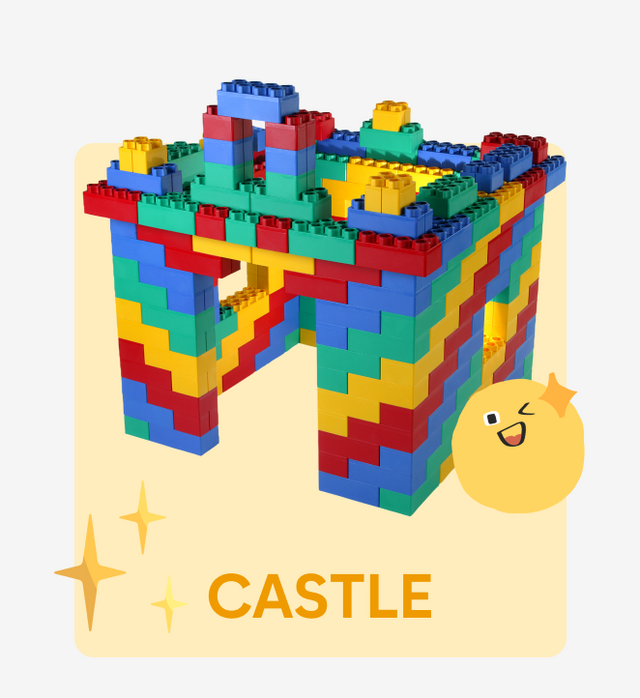 Castle Build with Biggo Blocks | Create Your Own Fortress of ...