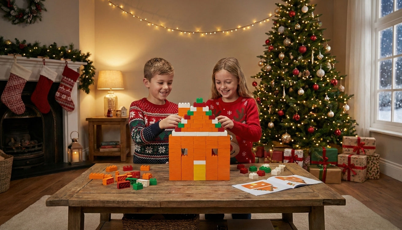 Christmas Eve Build Challenge: Gingerbread House Build with Biggo Bloc ...
