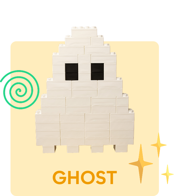 Ghost Build with Biggo Blocks | Fun Halloween Creative Play – BiggoBlocks